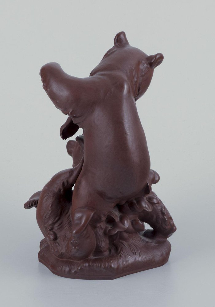 Bärenfigur aus Steingut von Alexander Struck für Meissen Böttger bei ...