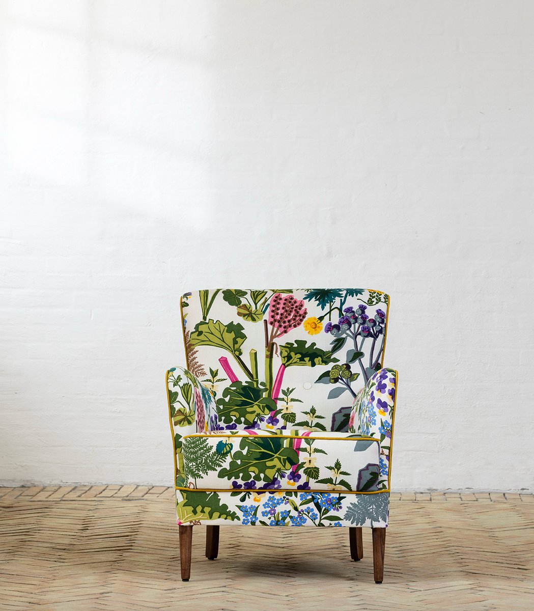 Armchair with Print by Gocken Jobs for sale at Pamono