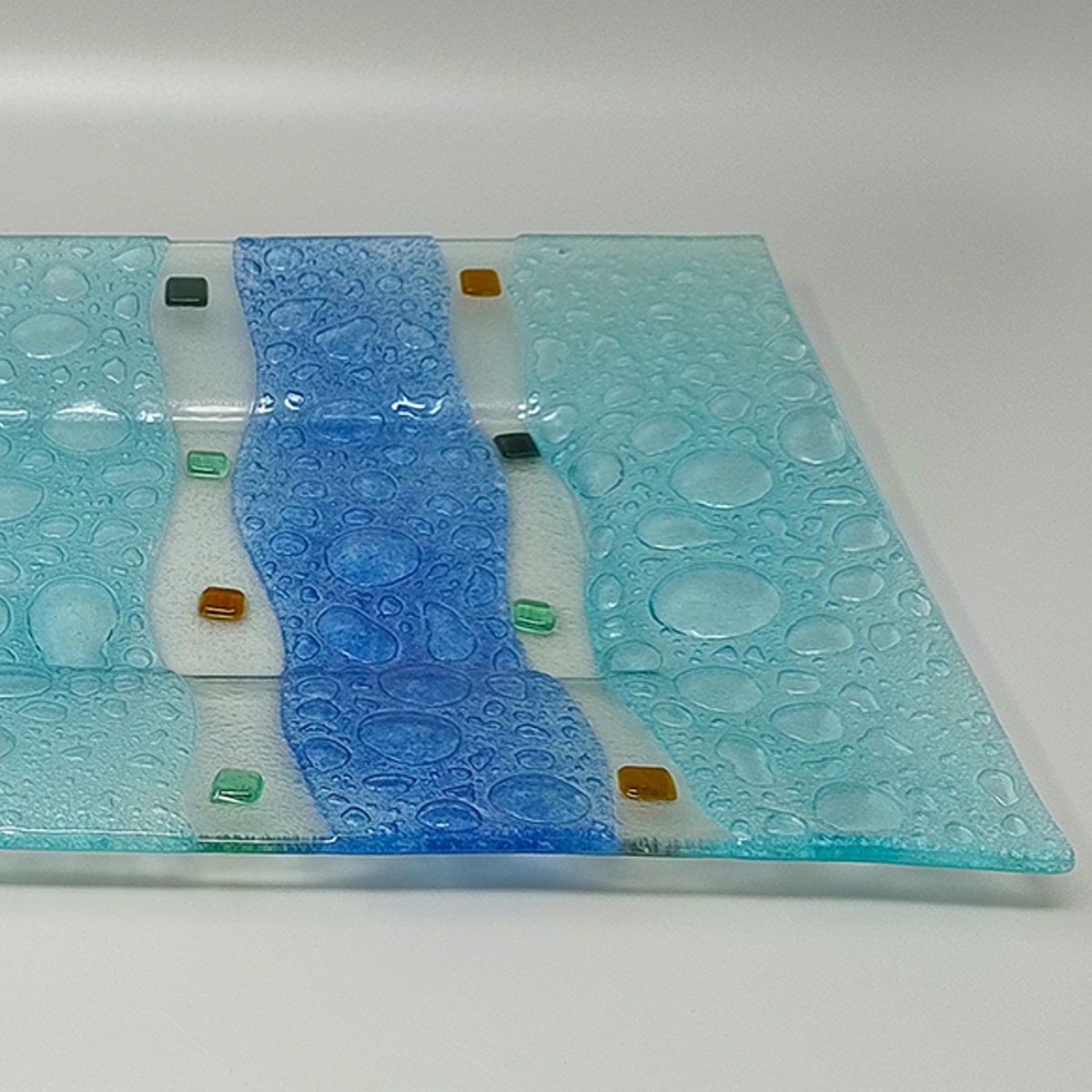 Italian Tray in Murano Glass by Albatros, 1970s for sale at Pamono