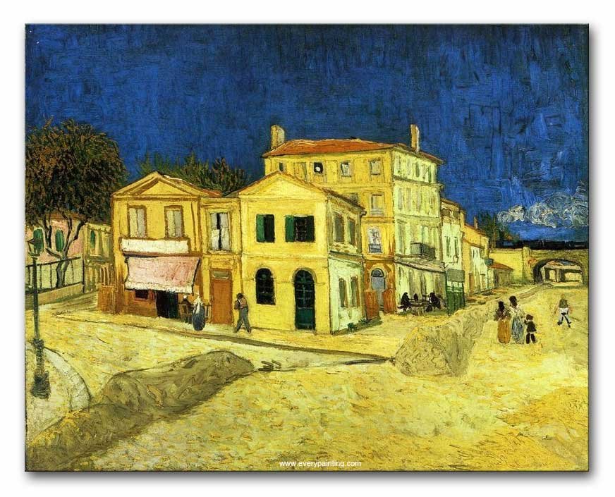 Vincent Van Goghs The Yellow House V2 Glasskulptur von Richard Rooze ...