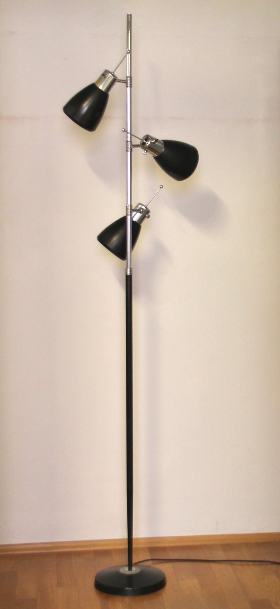 French 3-Light Floor Lamp by Étienne Fermigier for Monix, 1960s for ...