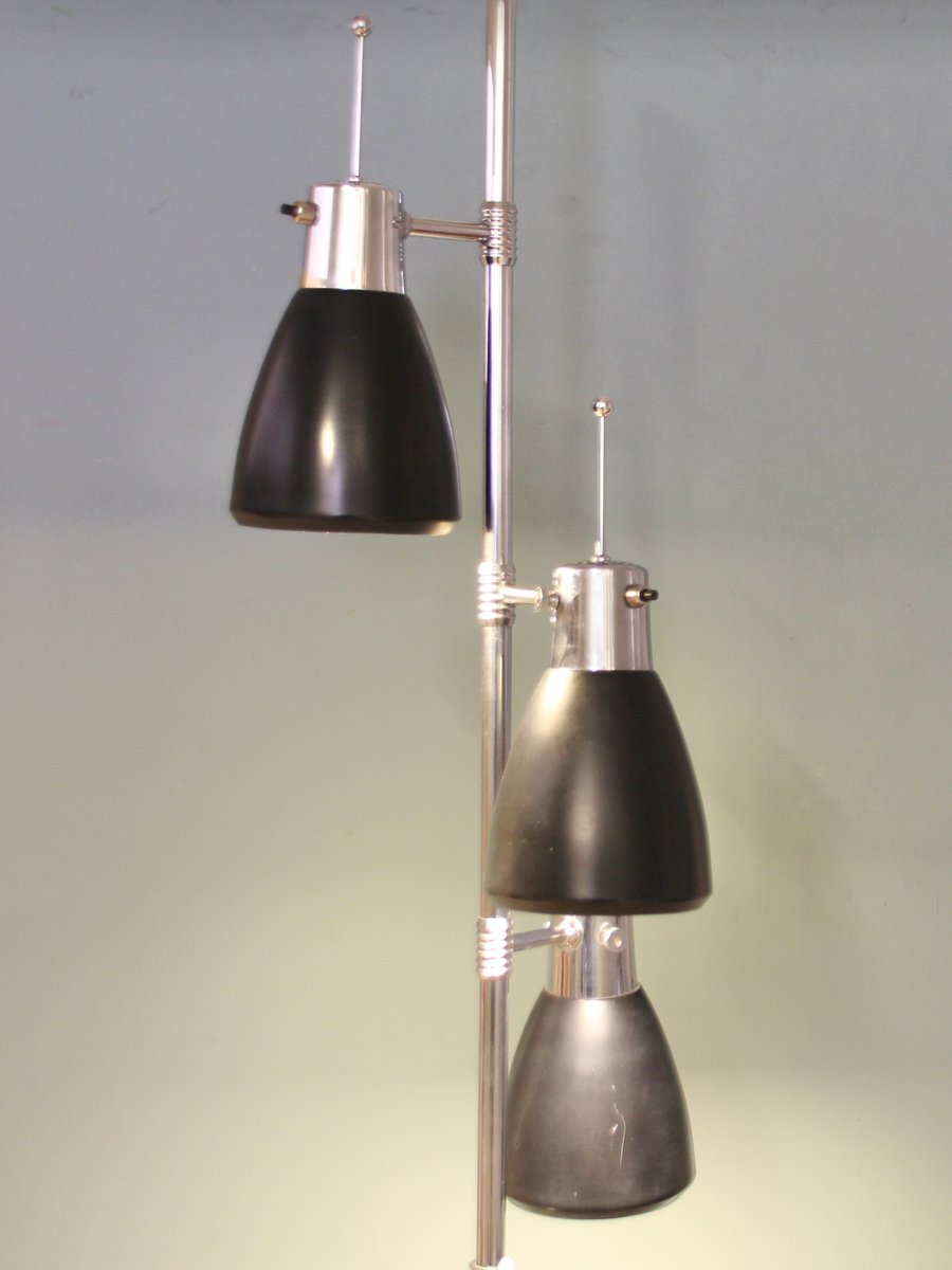 French 3-Light Floor Lamp by Étienne Fermigier for Monix, 1960s for ...