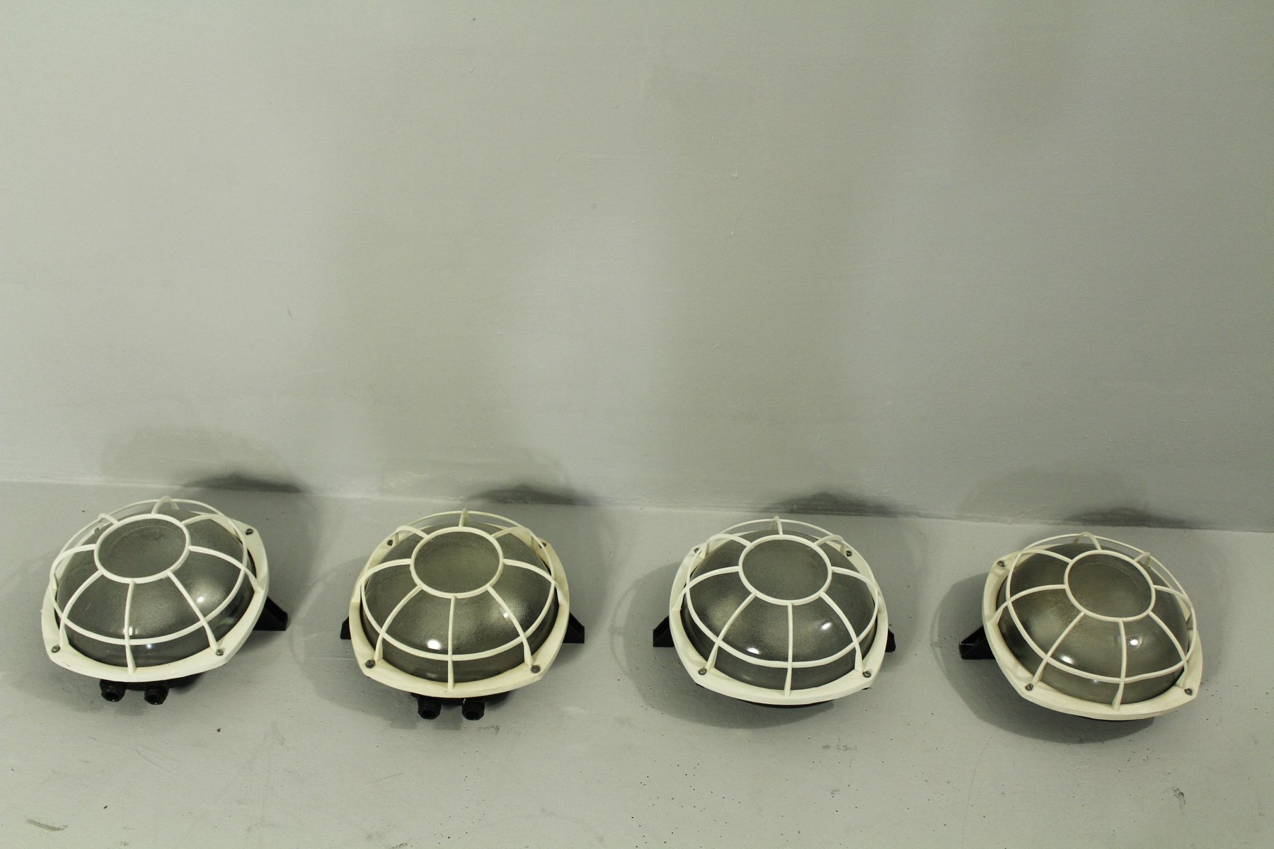 Industrial Bakelite Lights, 1980s, Set of 4 for sale at Pamono