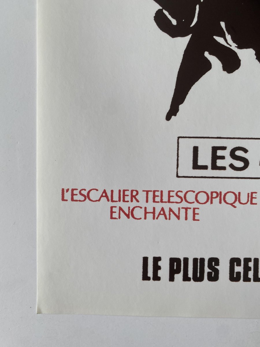 Original Vintage Bal du Moulin Rouge Follement Poster Printed in Offset ...