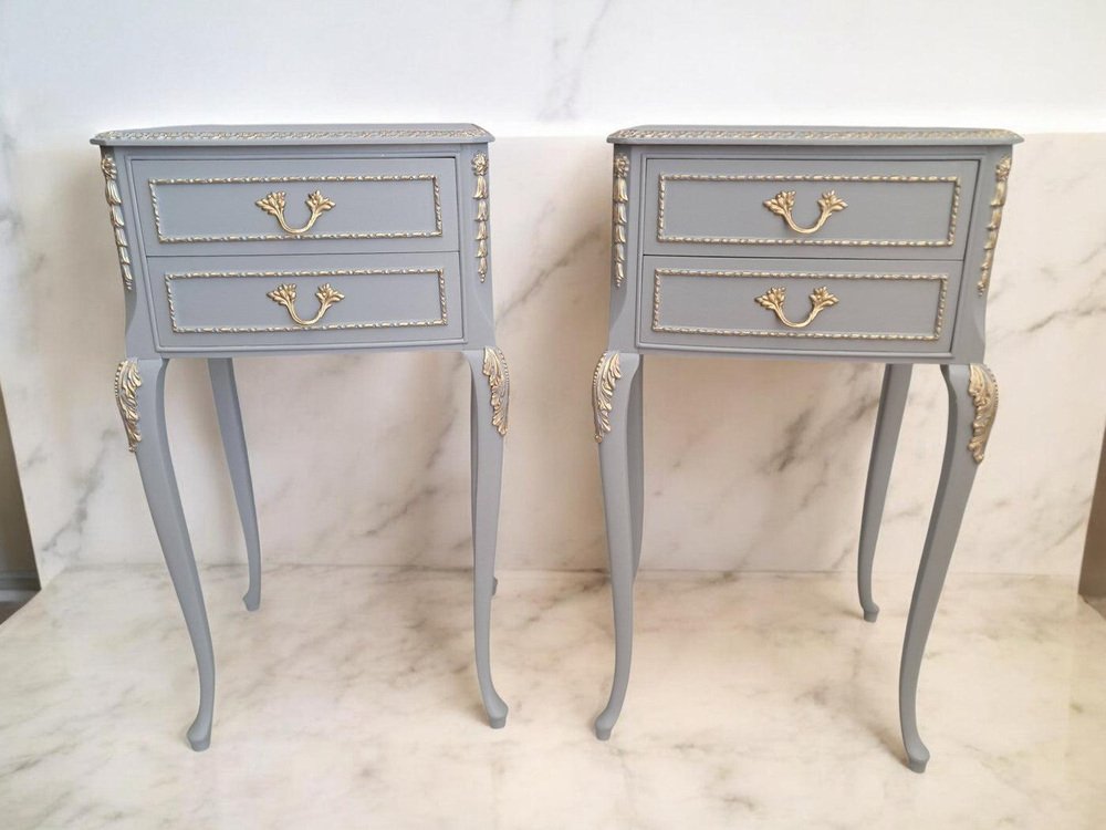French Louis XV Olympus Bedside Tables, Set of 2 for sale at Pamono
