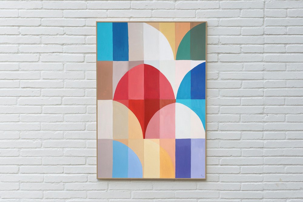 Natalia Roman, Seaside Journey, 2025, Acrylic on Watercolor Paper for ...