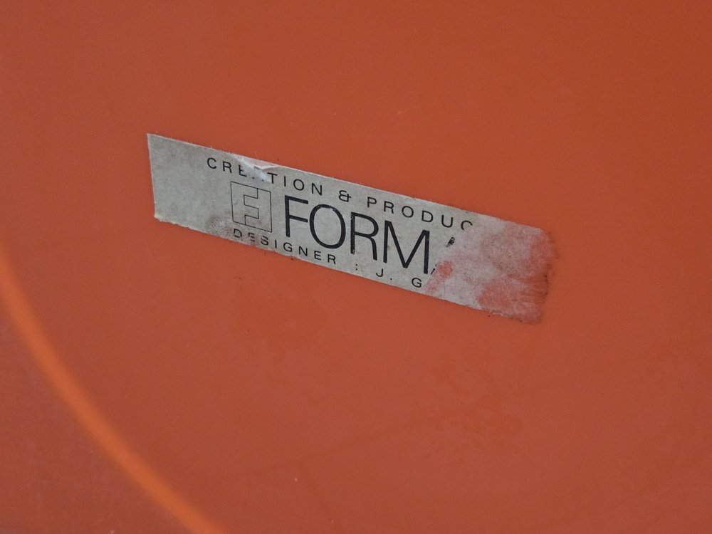 Space Age File Storage Cube Box in Plastic by Jean Garçon for Formag ...