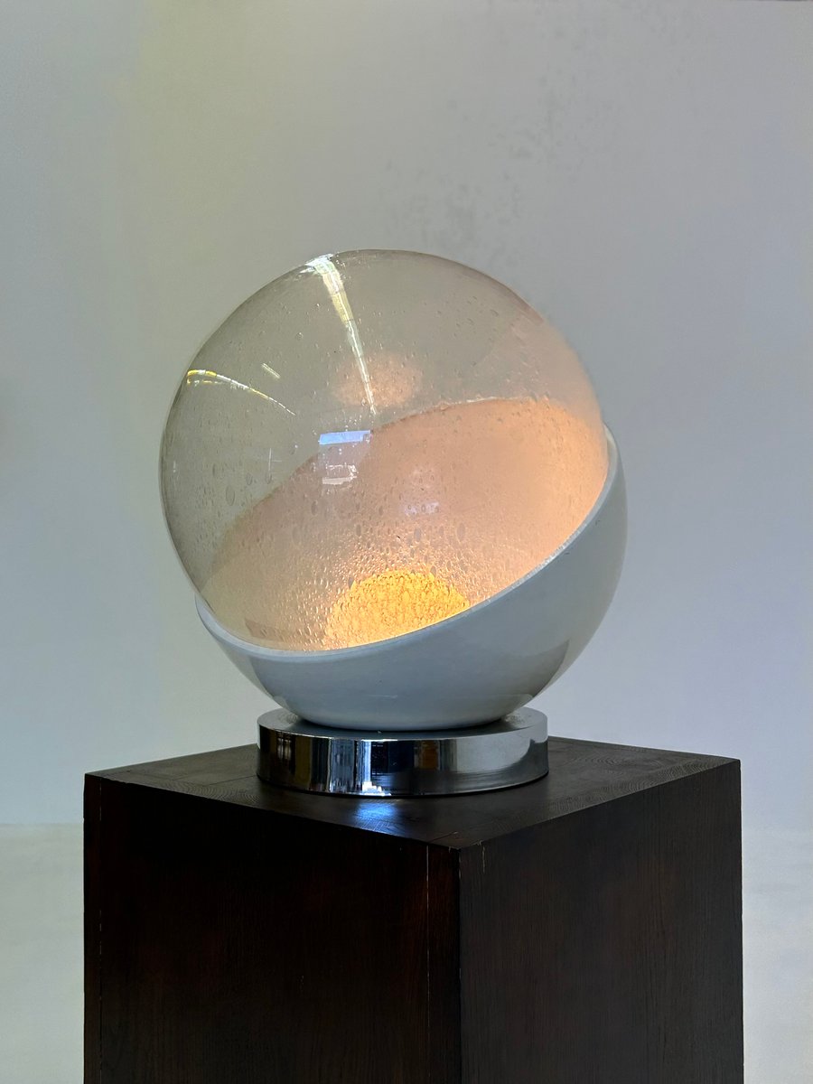 Vintage Italian Table Lamp with Murano Glass for sale at Pamono