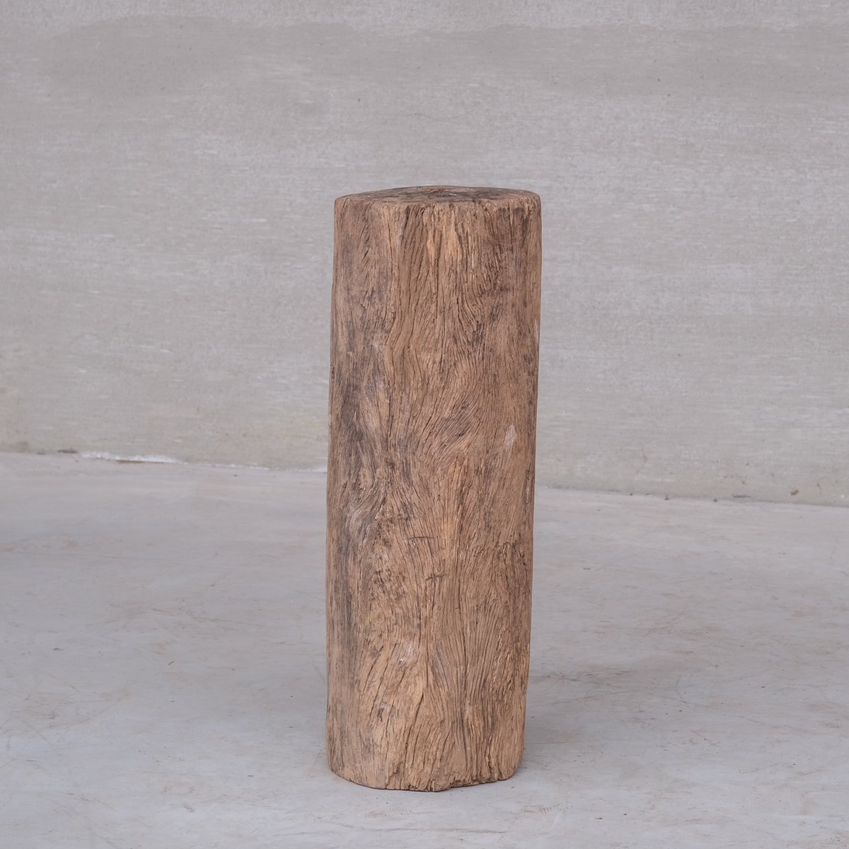 Wooden Tree Trunk Display Stand for sale at Pamono