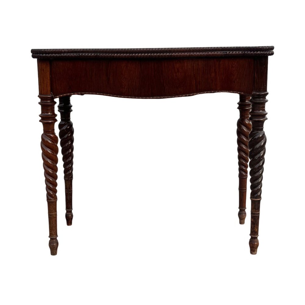 Antique Foldable Console Table in Rosewood for sale at Pamono