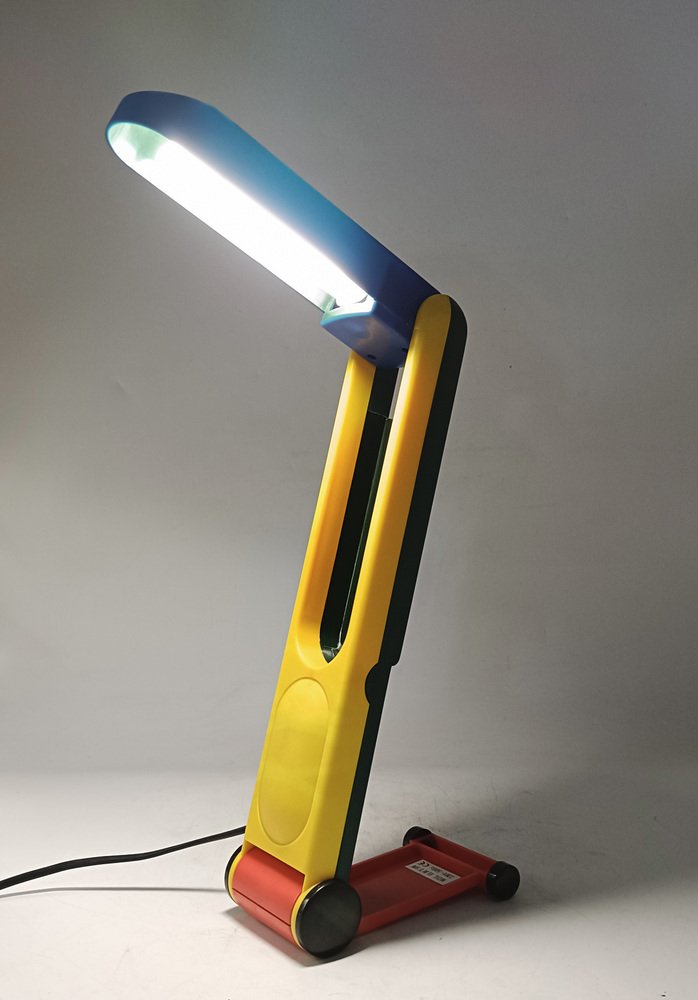 Vintage Italian Folding Table Lamp, 1980s for sale at Pamono