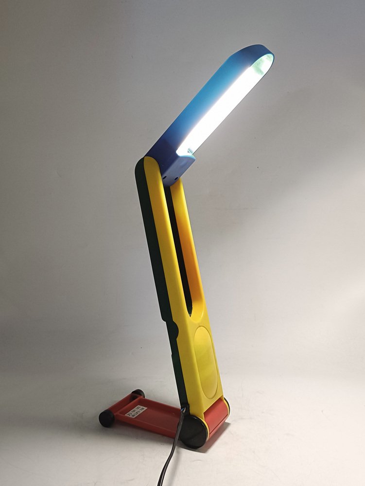Vintage Italian Folding Table Lamp, 1980s for sale at Pamono