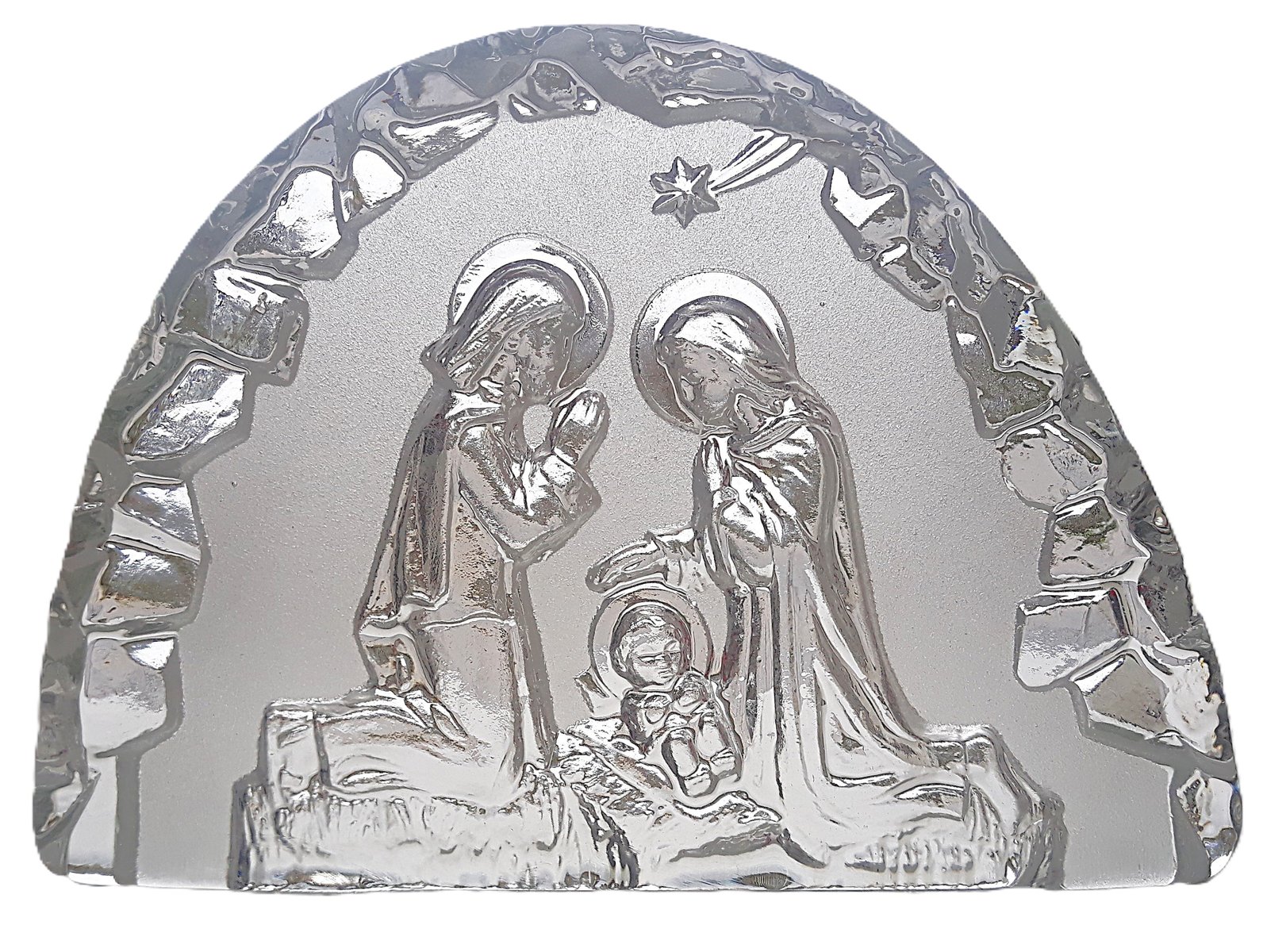 Vintage Relief Rastal in Crystal Glass, 1965 for sale at Pamono