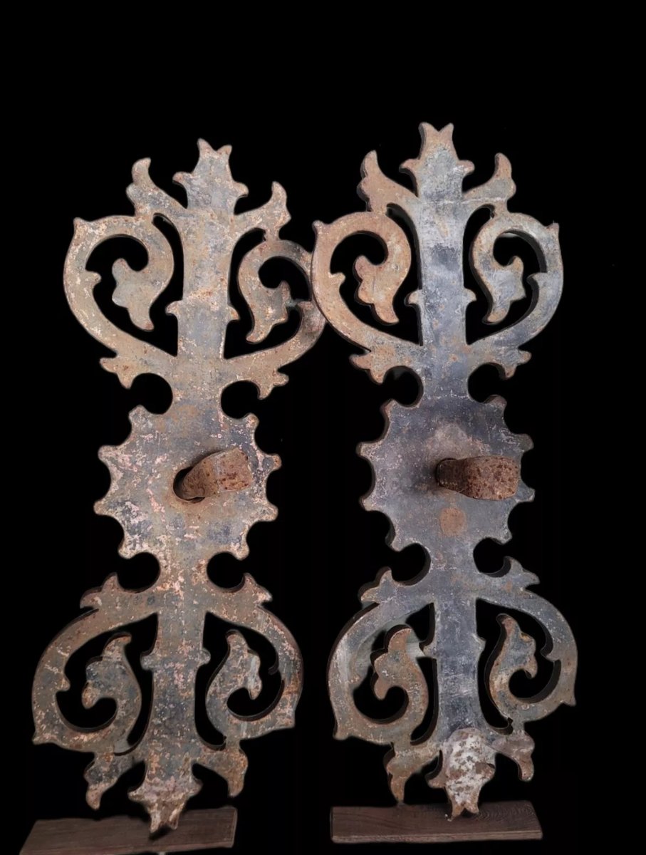 Wrought Iron Ceiling Keys, Set of 2 for sale at Pamono