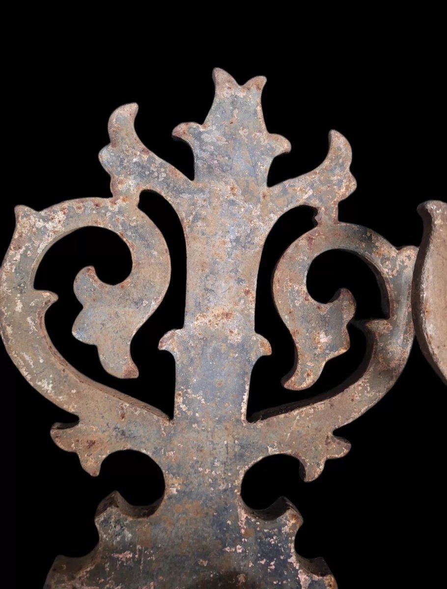 Wrought Iron Ceiling Keys, Set of 2 for sale at Pamono