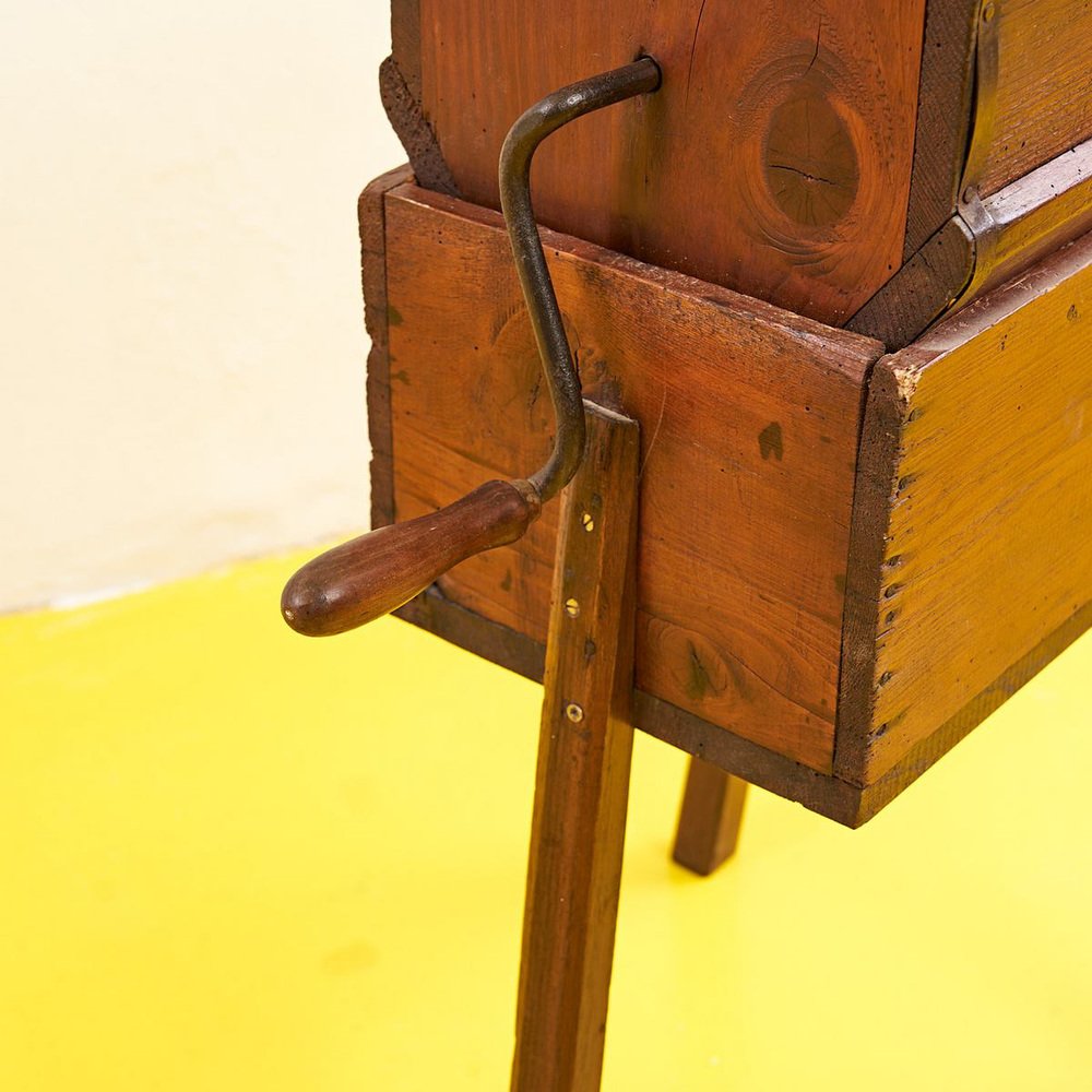 Antique Brown Wooden Mixer for sale at Pamono