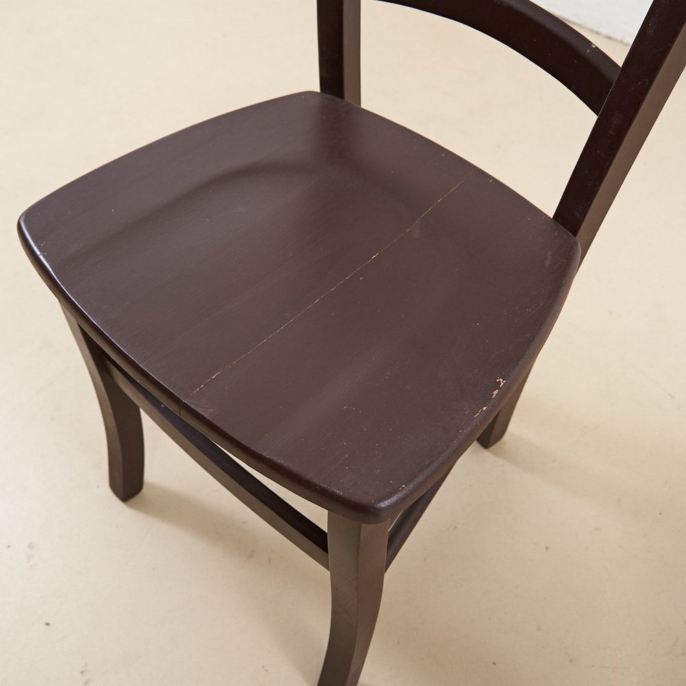 Glazed Wooden Chairs, Set of 2 for sale at Pamono