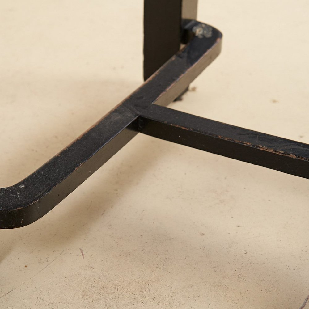 Art Deco Black Table for sale at Pamono