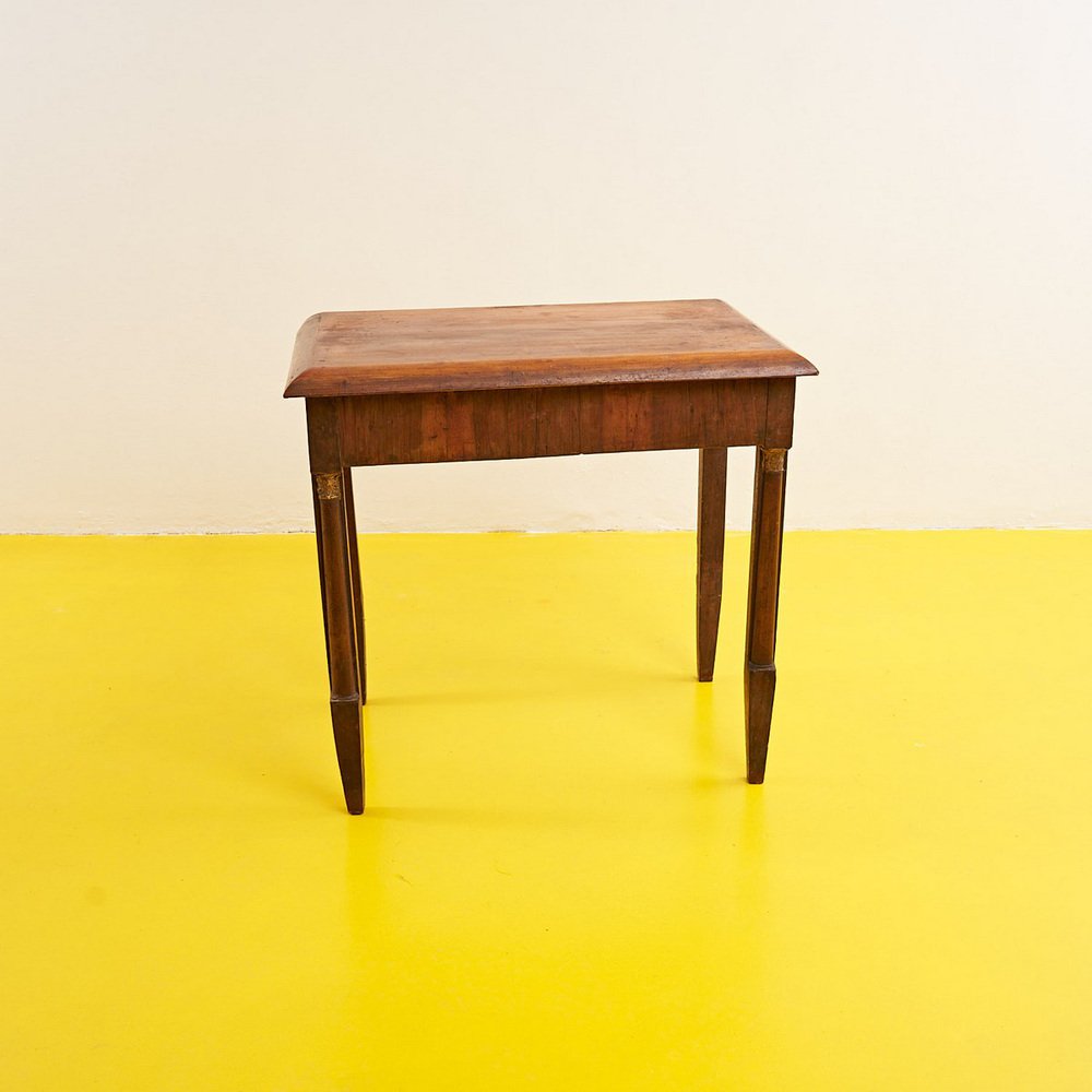 Small Console Table with Wood Columns for sale at Pamono