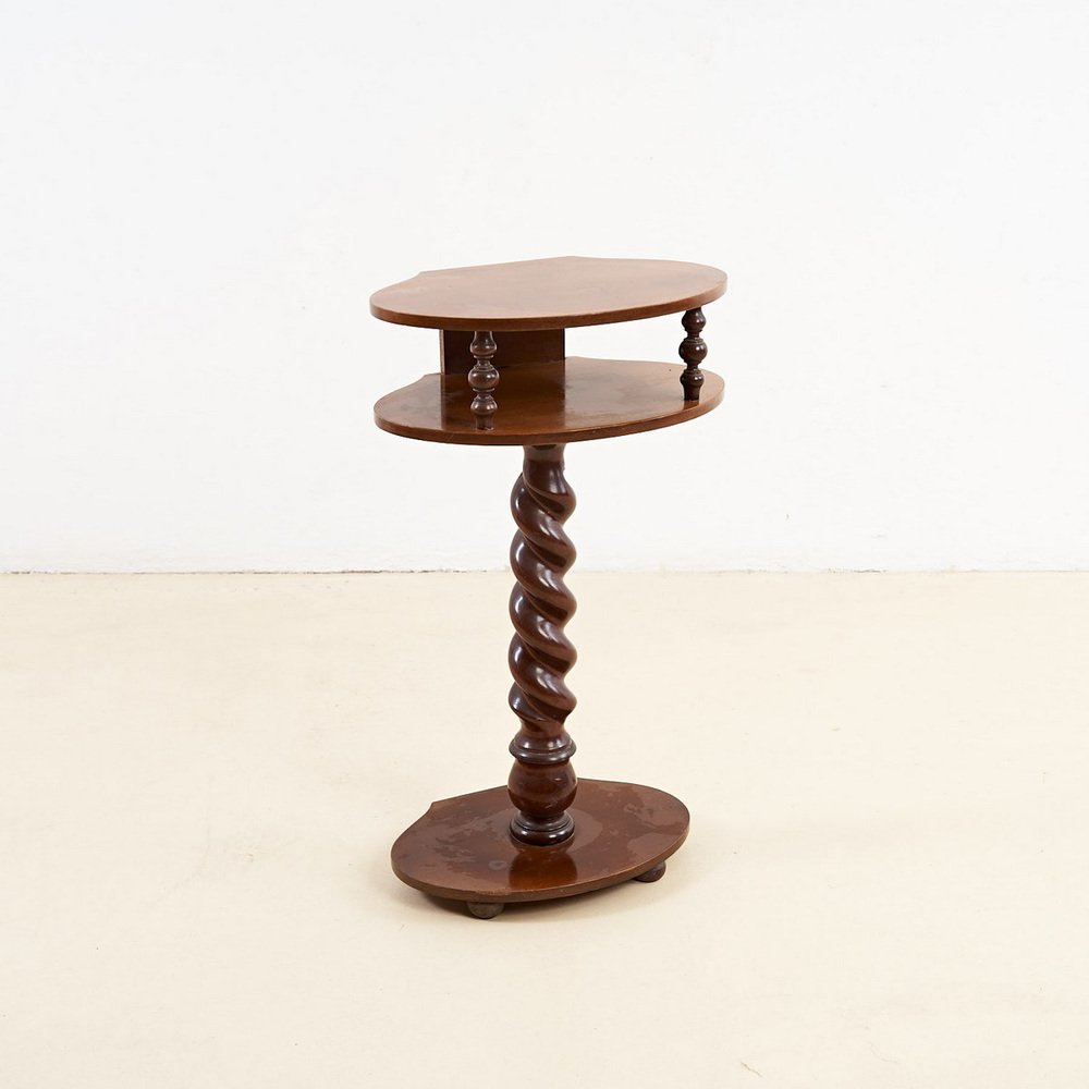 Pot Holder Column in Wood for sale at Pamono