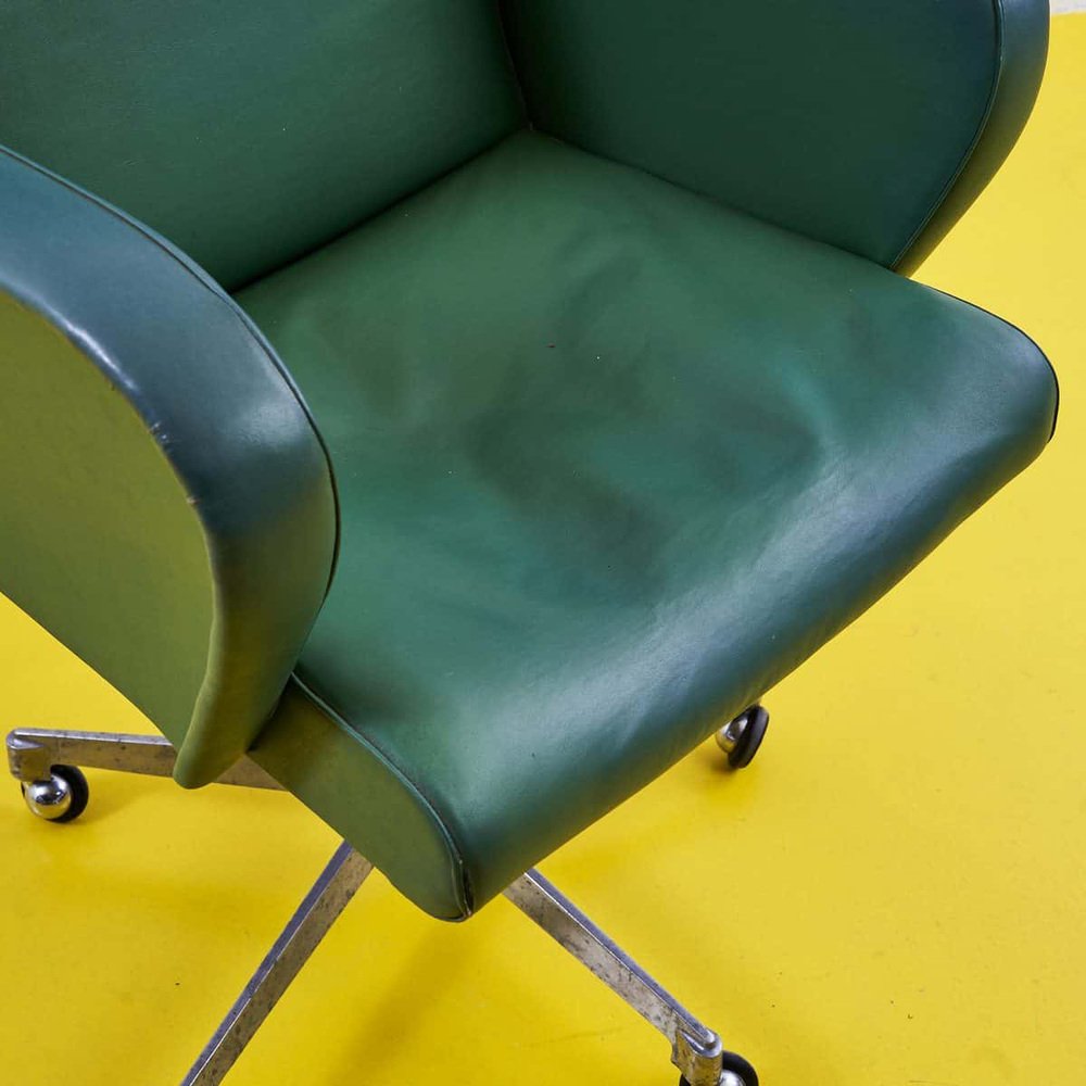 Vintage Green Office Chair for sale at Pamono
