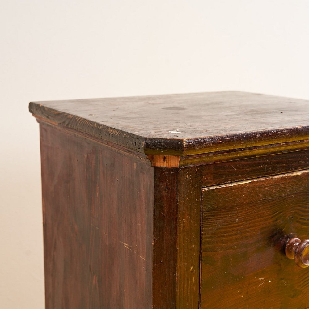 Wooden Bedside Table, 1900s for sale at Pamono