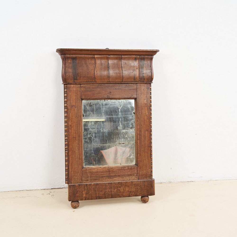 Antique Wooden Mirror for sale at Pamono