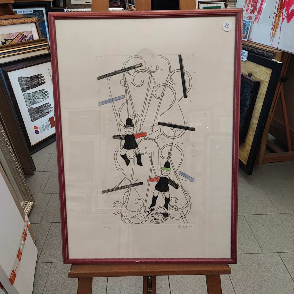 Franco Angeli, Lithograph for sale at Pamono