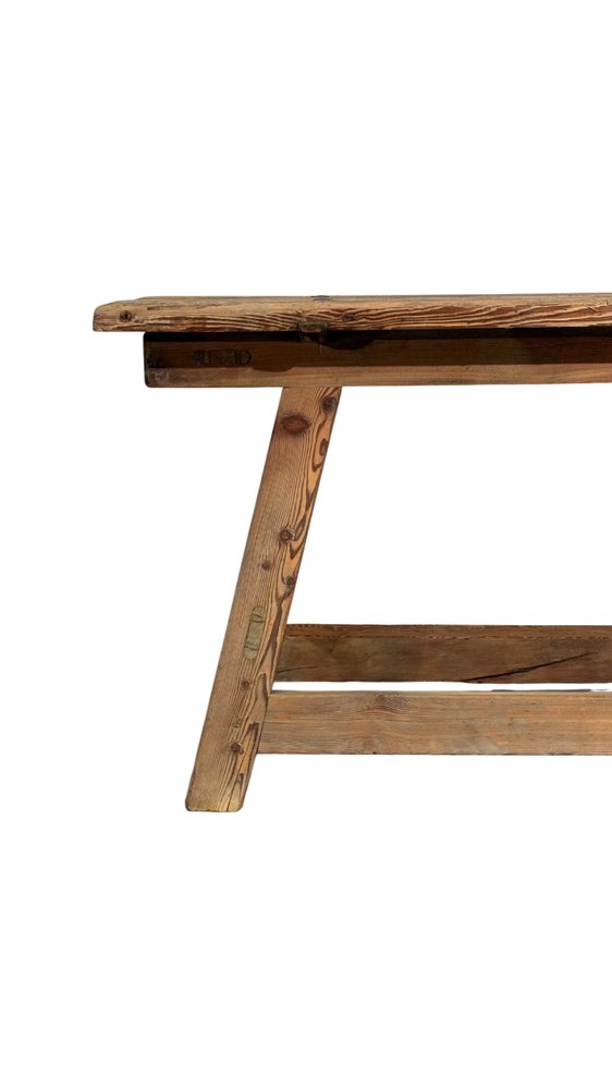 19th Century Rustic Larch Table for sale at Pamono