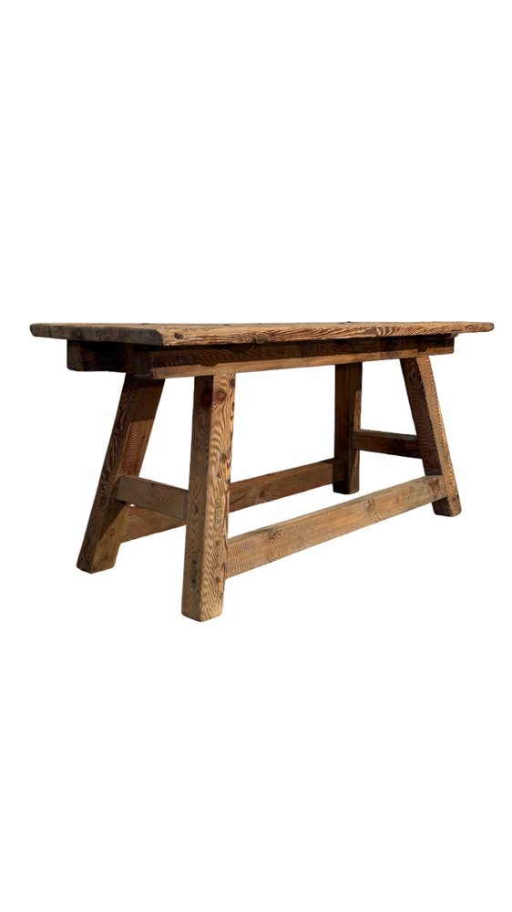 19th Century Rustic Larch Table for sale at Pamono