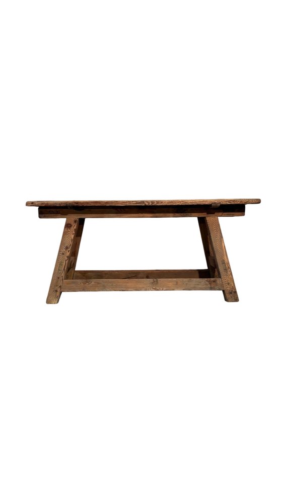 19th Century Rustic Larch Table for sale at Pamono