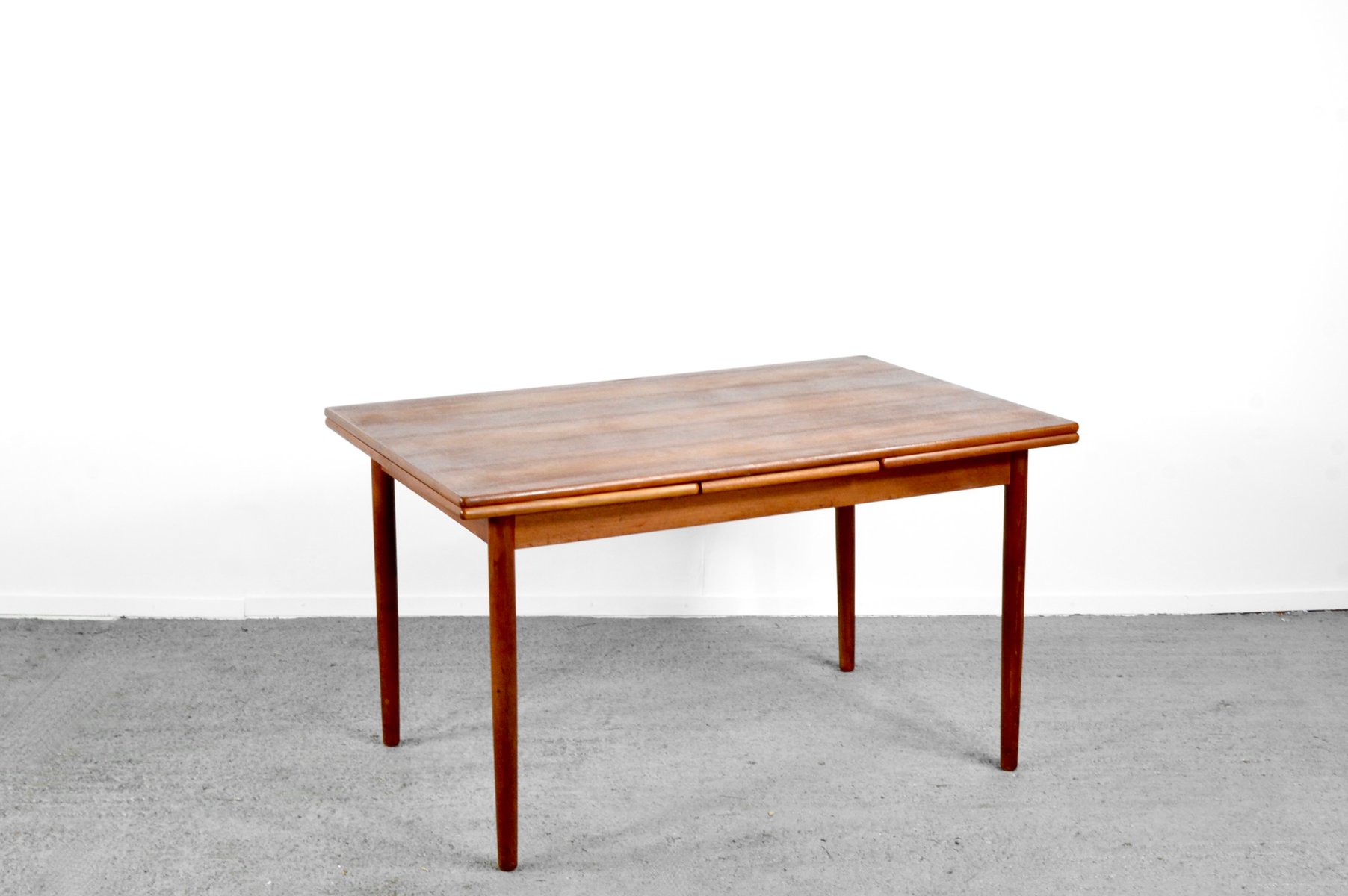 Mid-Century Modern Danish Teak Extendable Dining Table, 1960s for sale ...