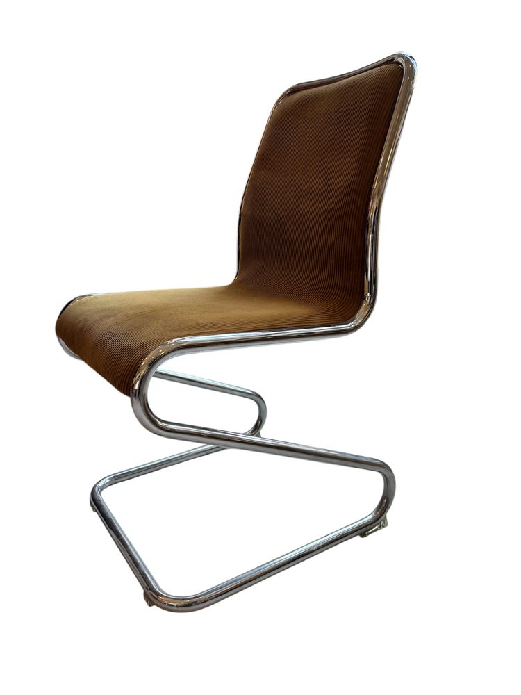 Tubular Chairs, Italy, 1970s, Set of 4 for sale at Pamono