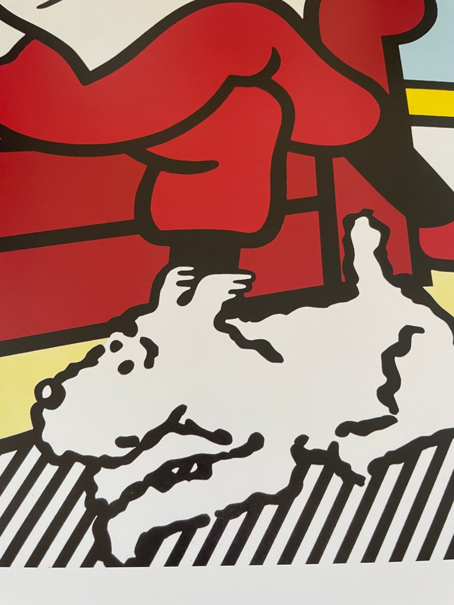 Roy Lichtenstein, Tintin Reading, 1993, Paper for sale at Pamono