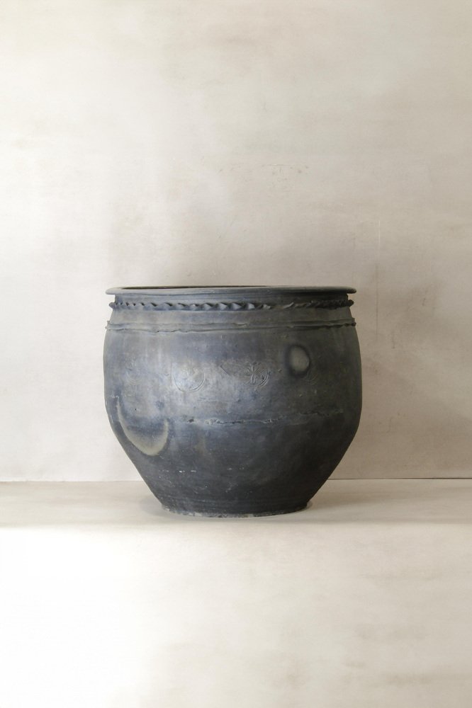 Big Grey Asian Pots for sale at Pamono