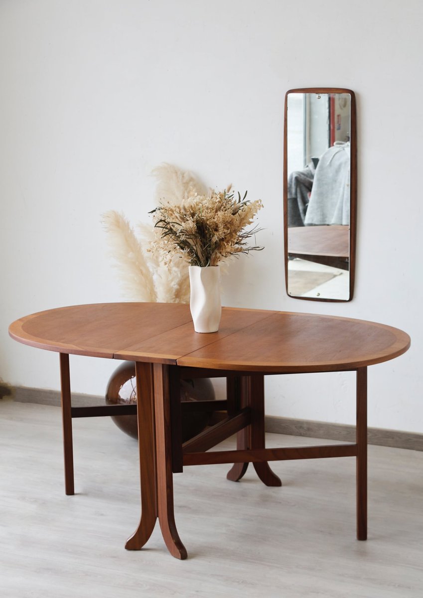 Mid-Century Teak Drop-Leaf Table from Nathan, 1960s for sale at Pamono