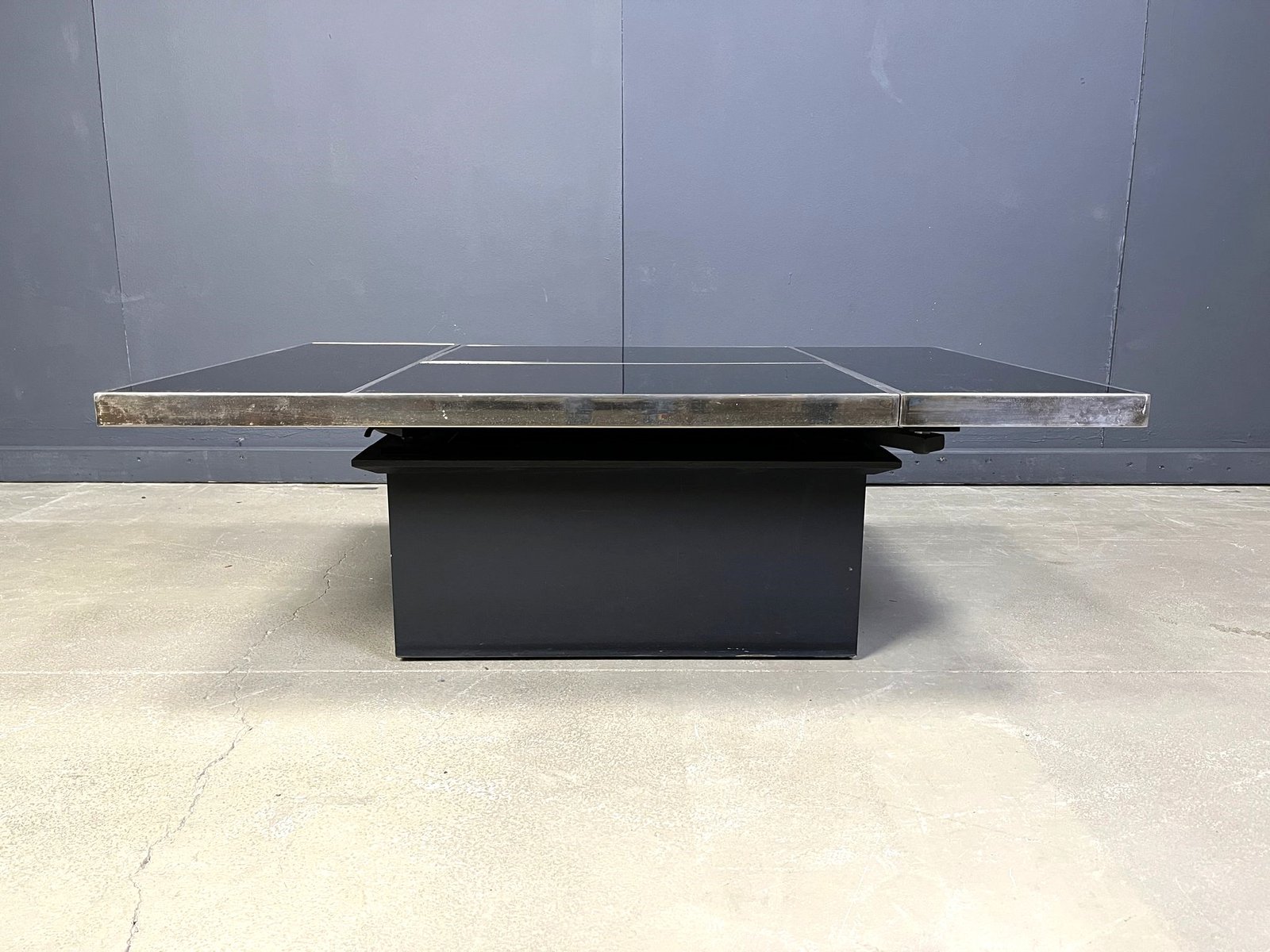 Hidden Bar Coffee Table from Belgo Chrom / Dewulf Selection, 1970s for ...