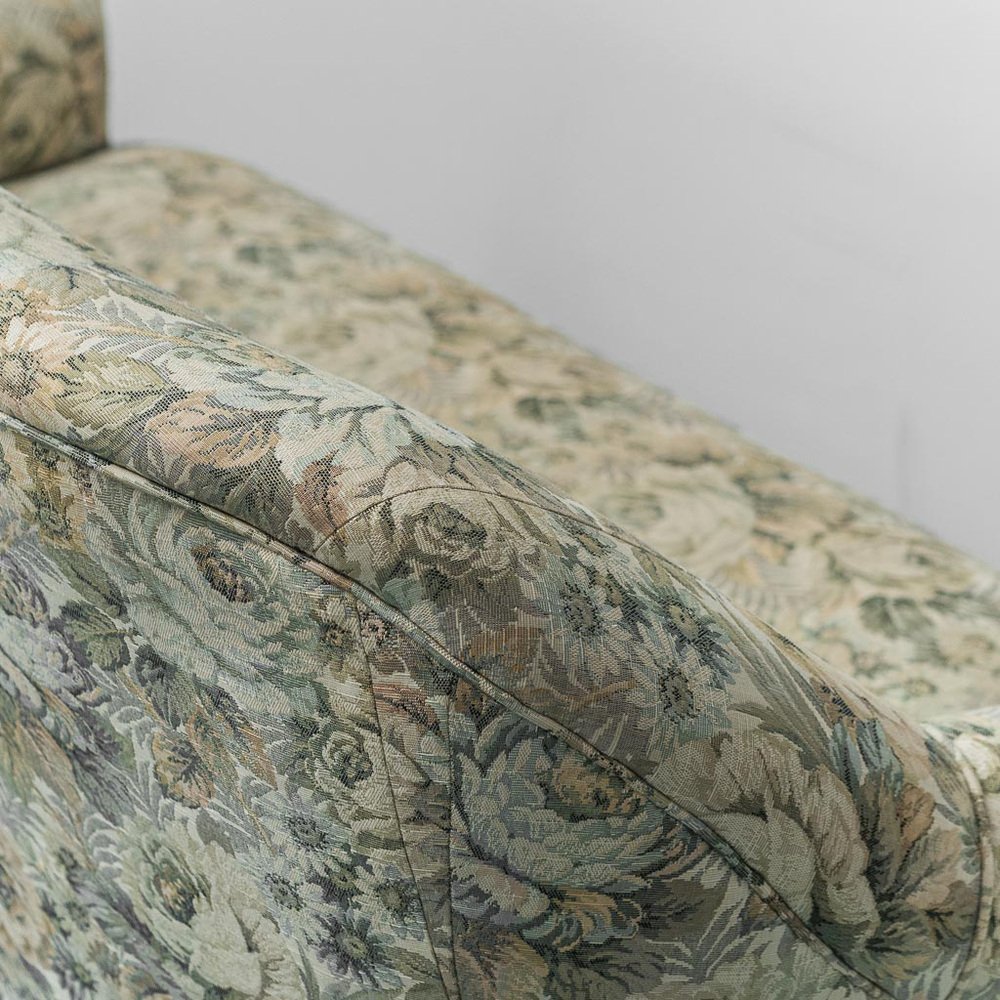 Vintage Two-Seater Sofa with Floral Pattern, 1950s for sale at Pamono