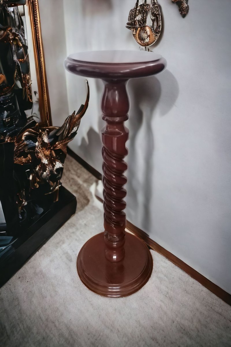 Tortile Spiral Wooden Column, 1950s for sale at Pamono