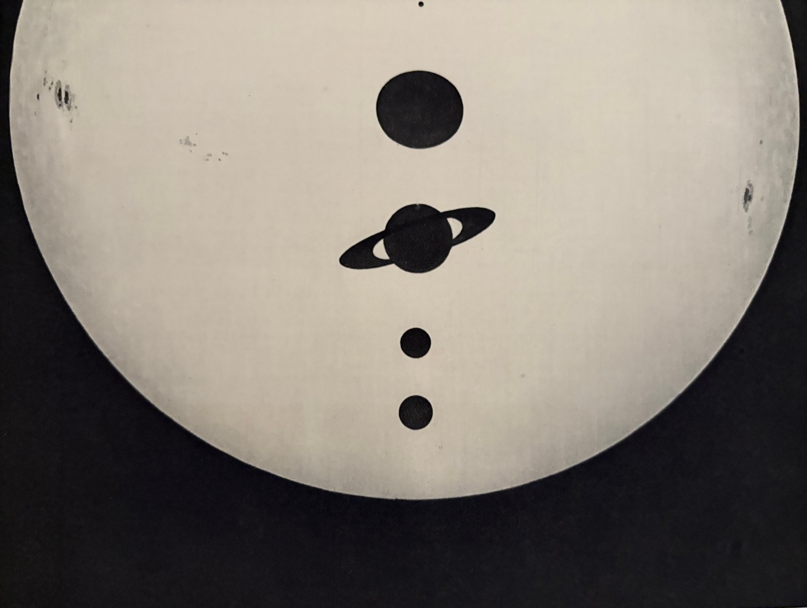 Plate Illustrated with the Sun and the Planets Mercury, Venus, Earth ...