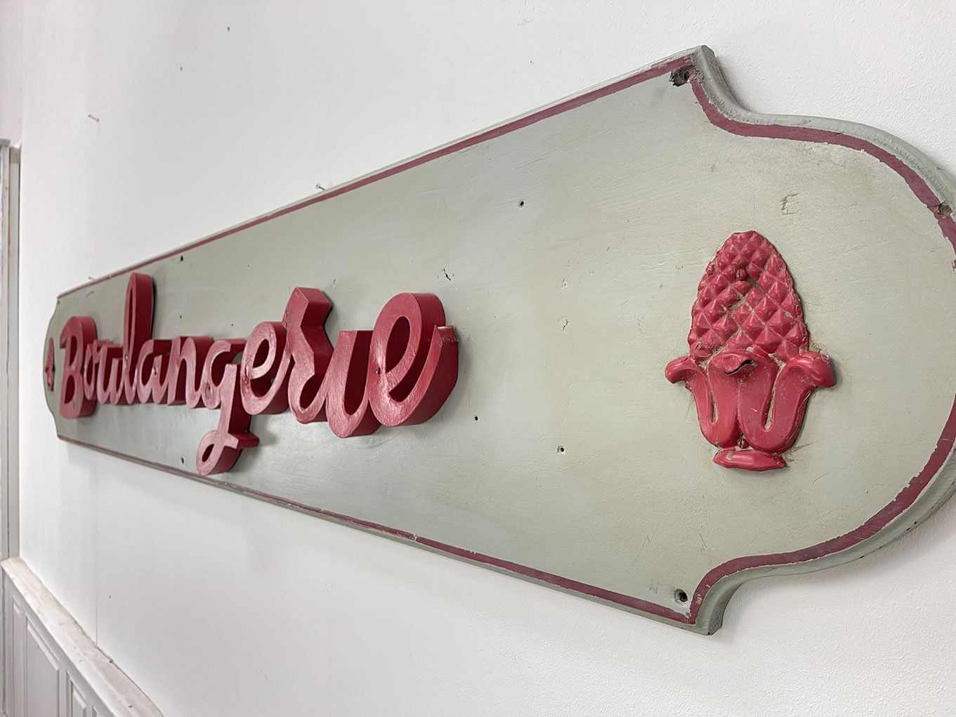 Wooden Bakery Sign, 1960s for sale at Pamono
