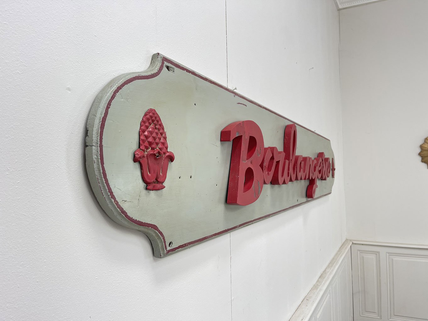 Wooden Bakery Sign, 1960s for sale at Pamono