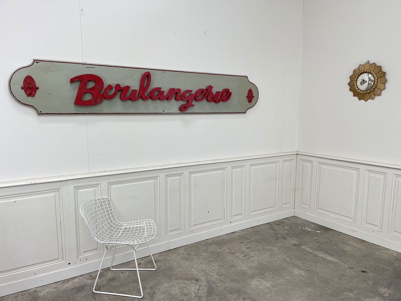 Wooden Bakery Sign, 1960s for sale at Pamono