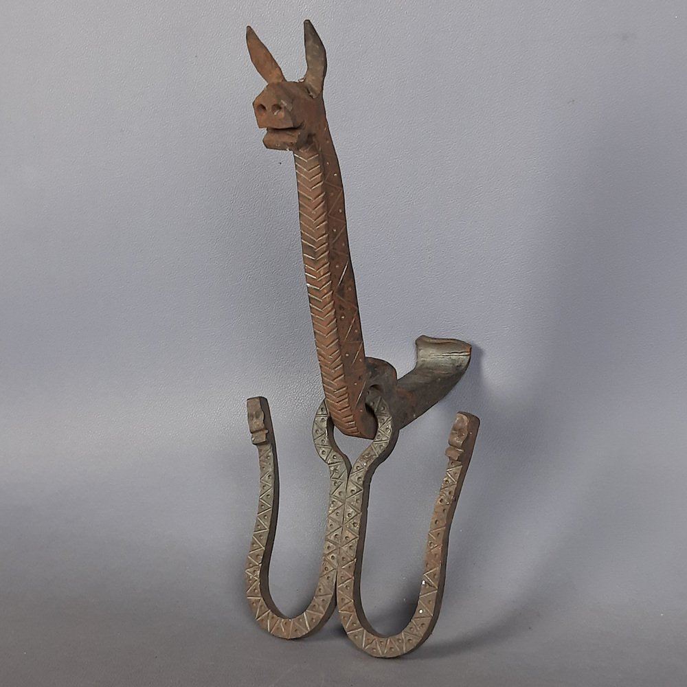 Wrought Iron Horse Hook Medieval Griffin Siena Sculpture by Simon ...