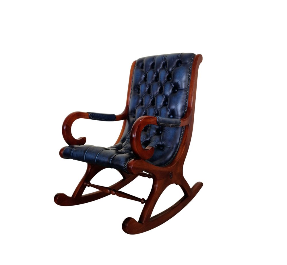 Chesterfield Brown Rocking Chair for sale at Pamono