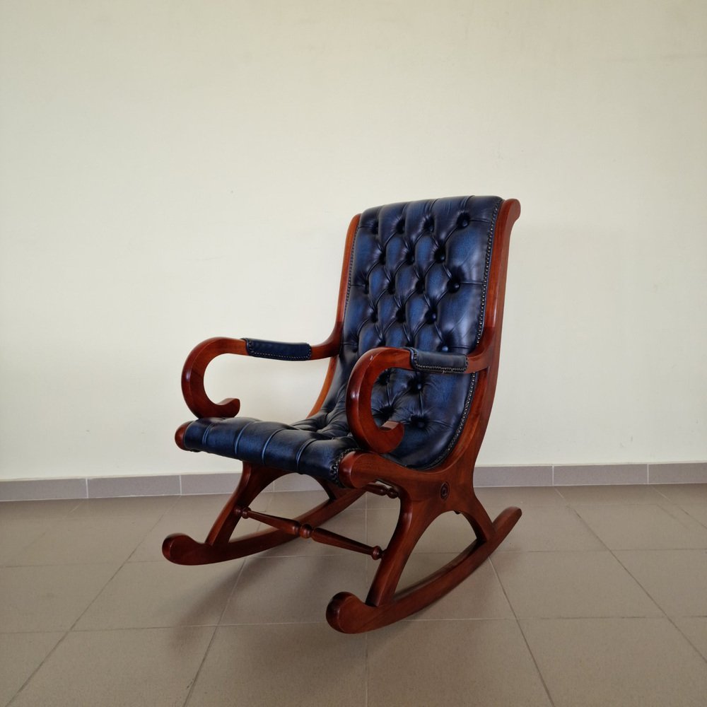 Chesterfield Brown Rocking Chair for sale at Pamono