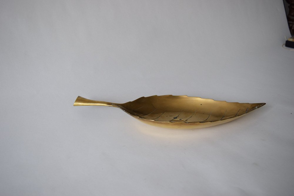 Mid-Century Modern Brass Leaf Key Bowl from MCM, 1950s for sale at Pamono
