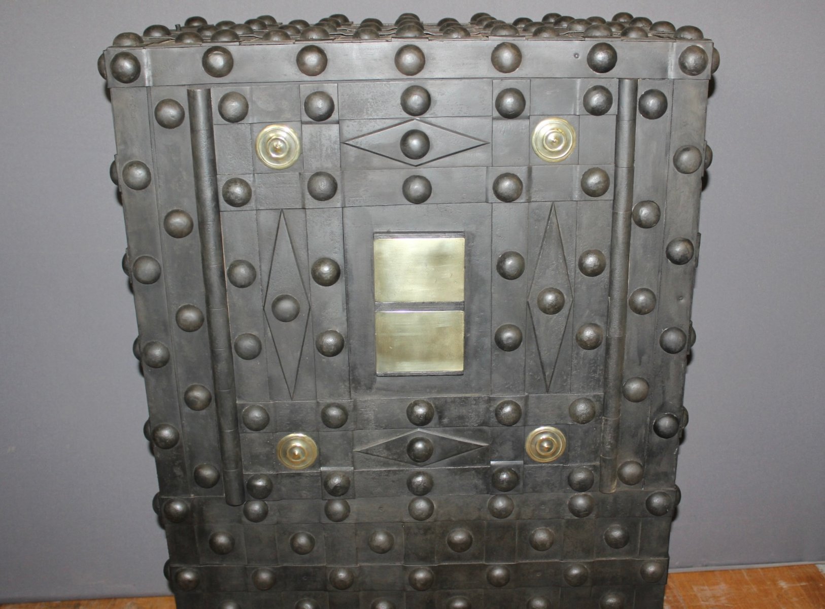 Antique Nailed Safe, 1800s for sale at Pamono