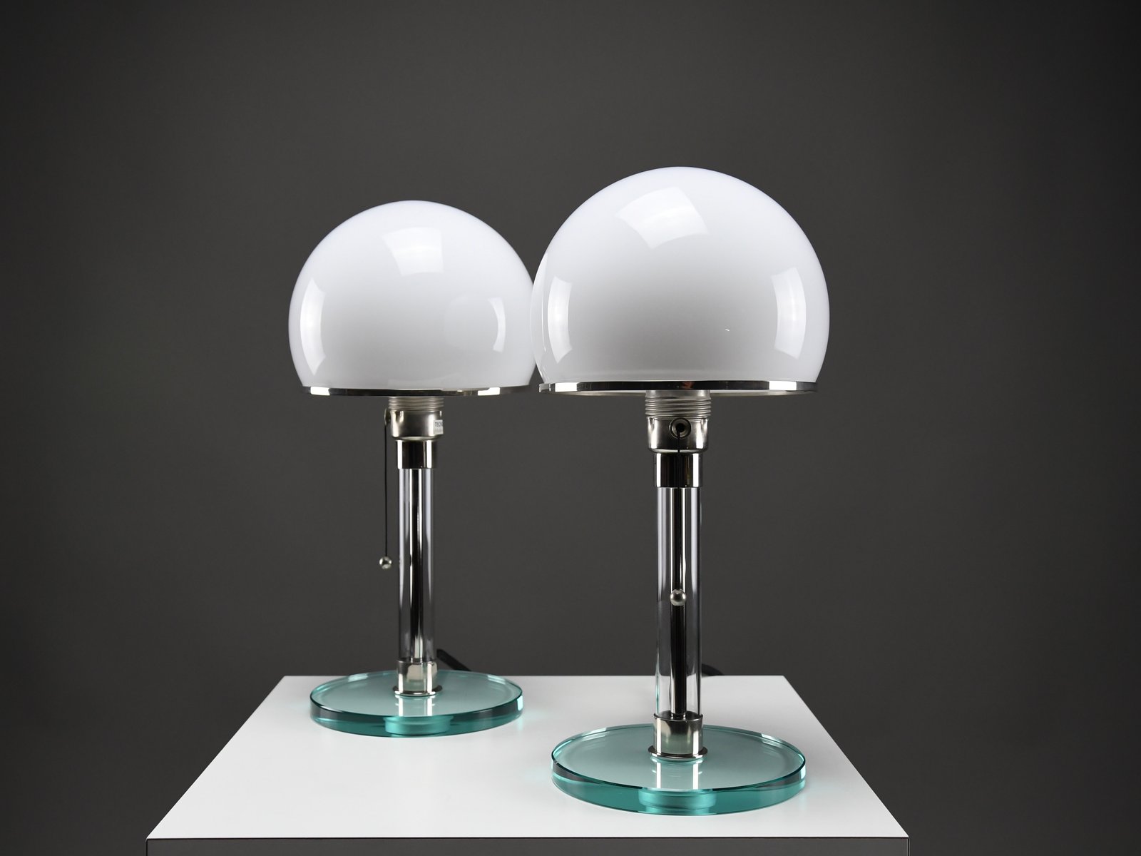 Bauhaus WG24 Table Lamp by Prof. Wilhelm Wagenfeld, 1980 for sale at Pamono
