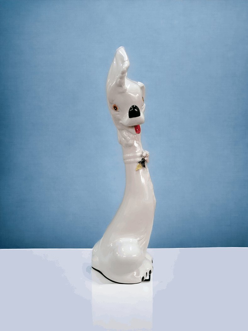 Capodimonte Dog Statue, 1960s for sale at Pamono